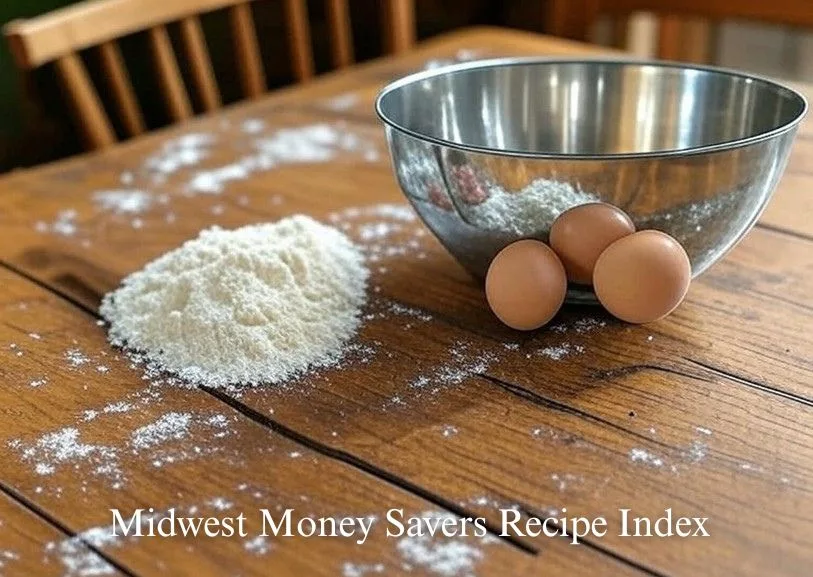 Recipe Index - Midwest Money Savers
